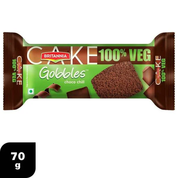 Britannia 100% Veg Choco Chill Sliced Cake 70 g - JioMart