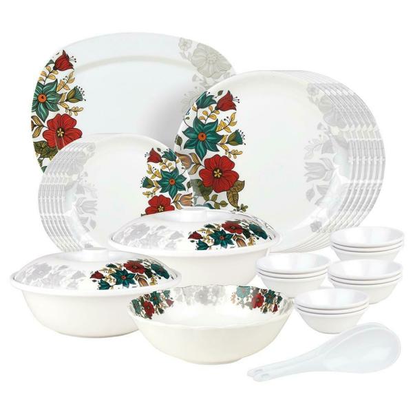 Wood & Kemp Smart Assorted Melamine Dinner Set 18 pcs - JioMart