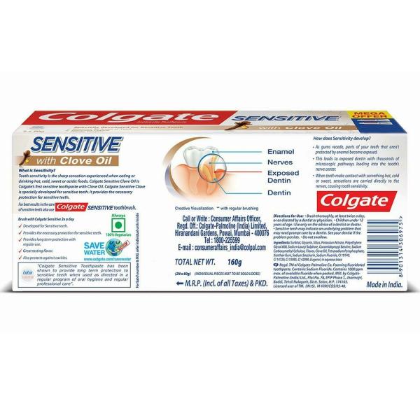Colgate Sensitive Clove Essence Toothpaste 160 g - JioMart