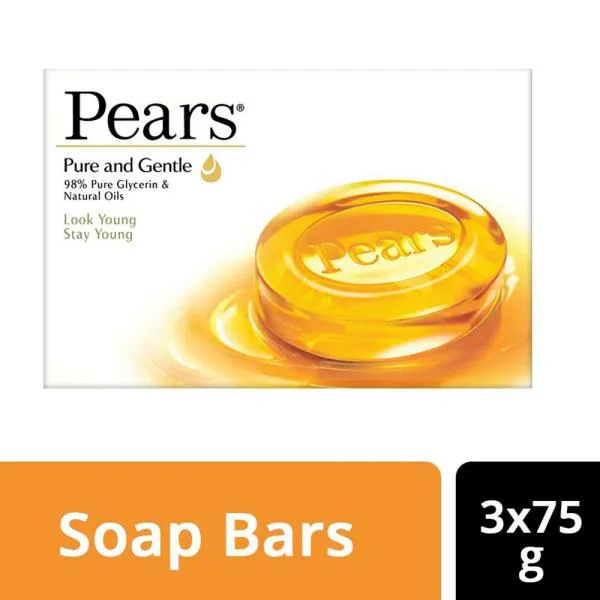 Pears Pure & Gentle Soap 75 g (Buy 3 Get 1 Free) - JioMart