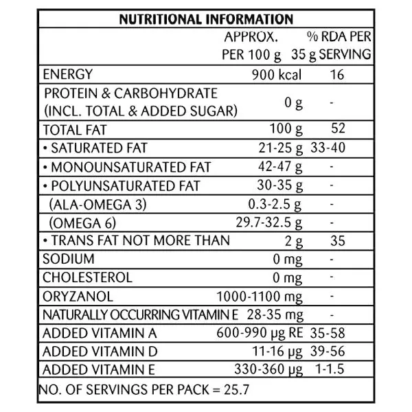 Emami Healthy & Tasty Physically Refined Rice Bran Oil 1 L - JioMart