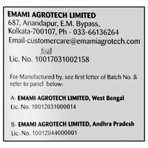 Emami Healthy & Tasty Physically Refined Rice Bran Oil 1 L - JioMart