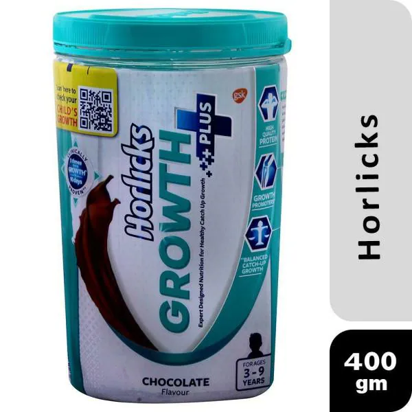 Horlicks Chocolate Growth Plus 400 g - JioMart