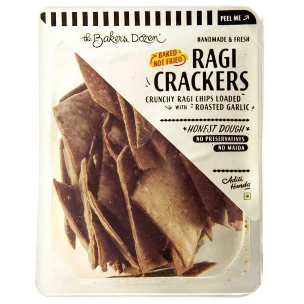 The Baker's Dozen Ragi Crackers 100 g - JioMart