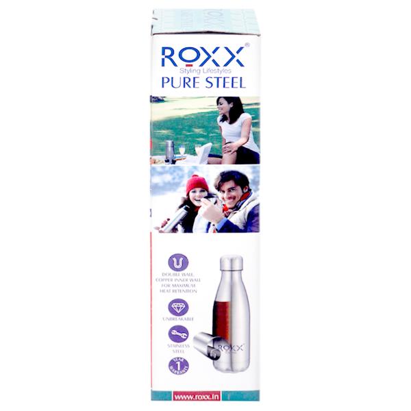 Roxx Super Cola Cylindrical Stainless Steel Bottle 500 ml - JioMart
