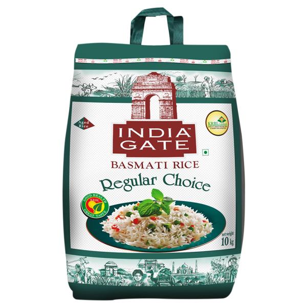 India Gate Regular Choice Basmati Rice 10 kg - JioMart