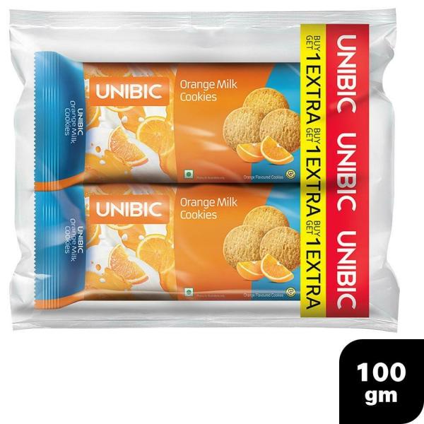 Unibic Orange Milk Cookies 100 g (Buy 1 Get 1) - JioMart