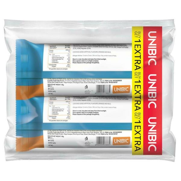 Unibic Orange Milk Cookies 100 g (Buy 1 Get 1) - JioMart