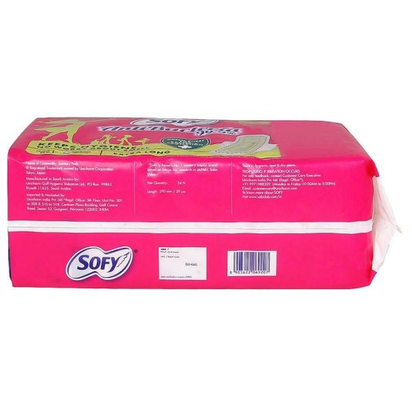 Sofy Anti Bacteria Sanitary Napkin with Wings (XL) 54 pads - JioMart