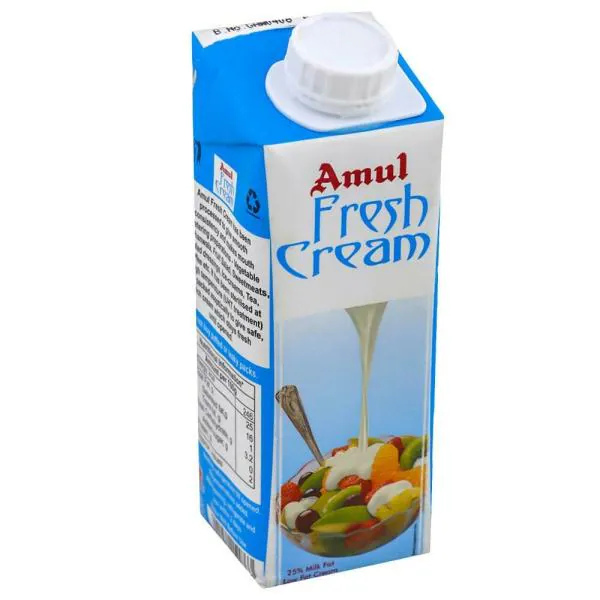 Amul Fresh Cream 250 ml (Tetra Pak) - JioMart