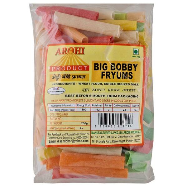 Arohi Big Bobby Fryums 200 g - JioMart