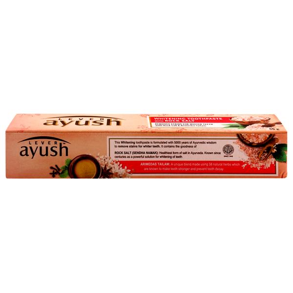 Lever Ayush Whitening Rock Salt Toothpaste 80 g - JioMart