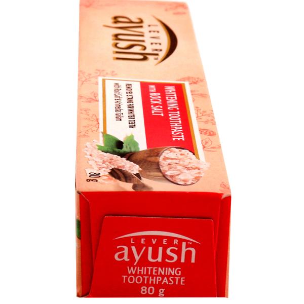 Lever Ayush Whitening Rock Salt Toothpaste 80 g - JioMart