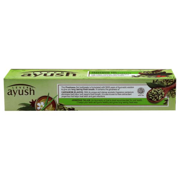 Lever Ayush Freshness Gel Cardamom Toothpaste 150 g - JioMart