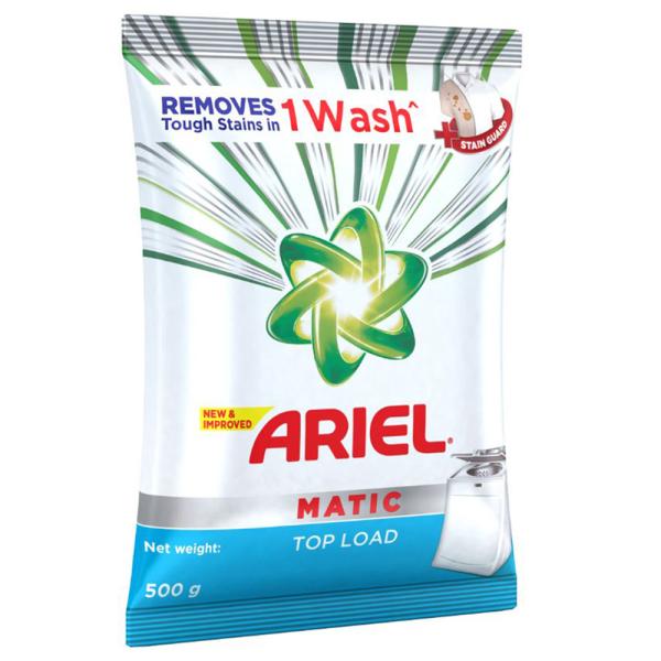 Ariel Matic Top Load Detergent Powder 500 g - JioMart