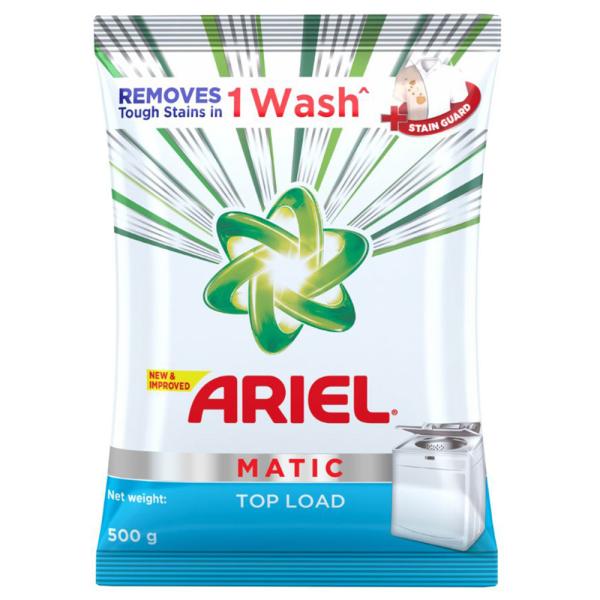 Ariel Matic Top Load Detergent Powder 500 g - JioMart