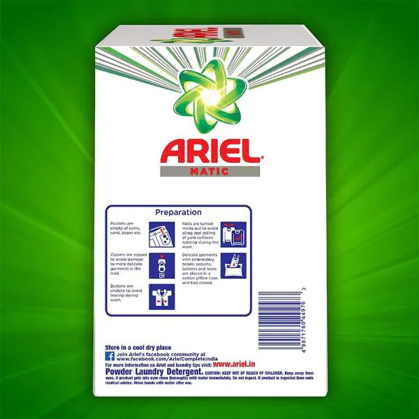 Ariel Matic Top Load Detergent Powder 1 kg - JioMart