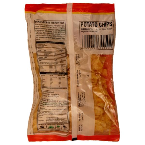Relish Salted Potato Chips 70 g - JioMart