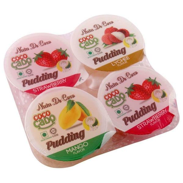 Coco Cado Assorted 4 in 1 Pudding With Nata De Coco 340 g - JioMart