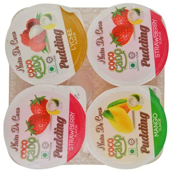 Coco Cado Assorted 4 in 1 Pudding With Nata De Coco 340 g - JioMart