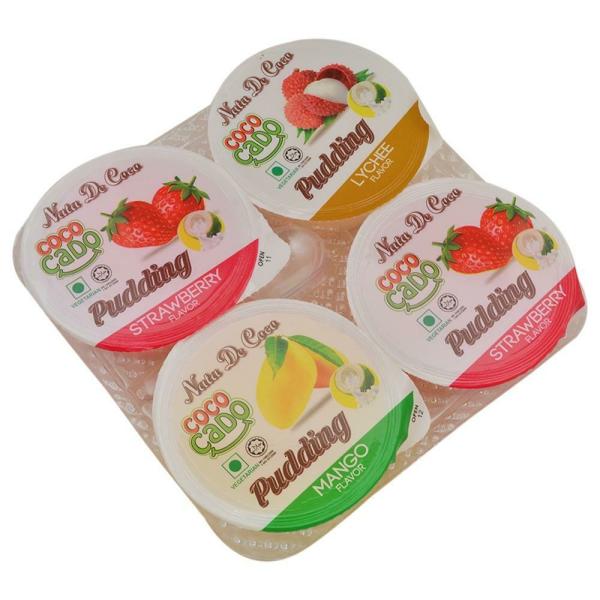 Coco Cado Assorted 4 in 1 Pudding With Nata De Coco 340 g - JioMart