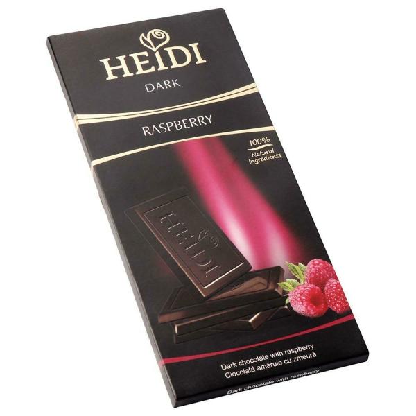 Heidi Raspberry Dark Chocolate Bar 80 g - JioMart