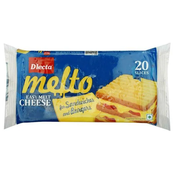 D'lecta Melto Cheese Slices 280 g (Pouch) - JioMart