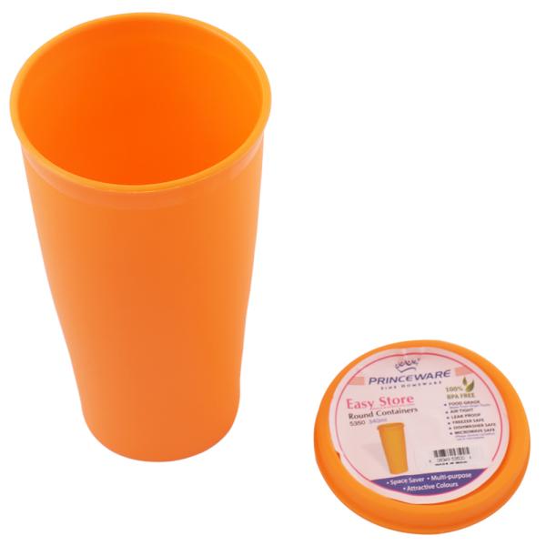 Princeware Easy Store Assorted Tall Round Plastic Container 340 ml ...