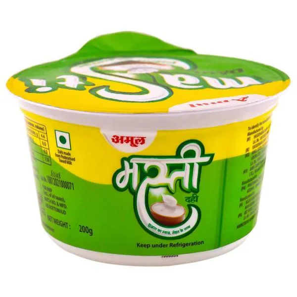 Amul Masti Dahi 200 g (Cup) - JioMart