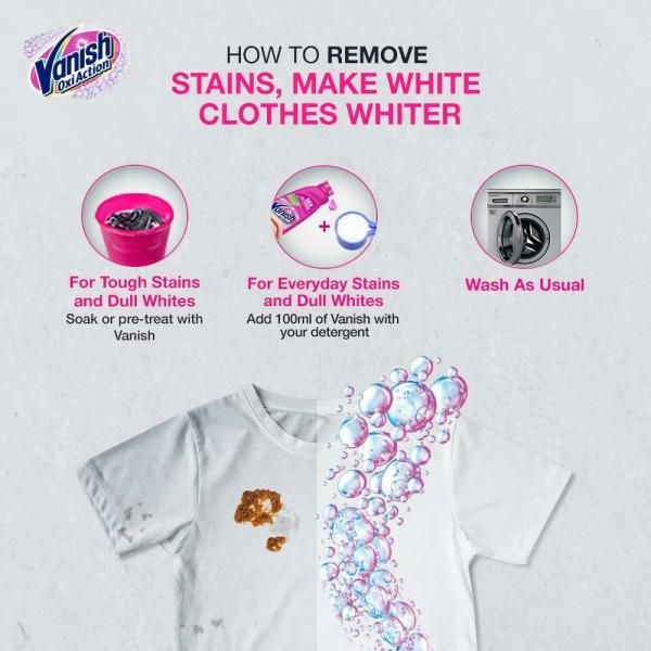 Vanish Oxi Action Stain Remover Liquid 400 ml - JioMart