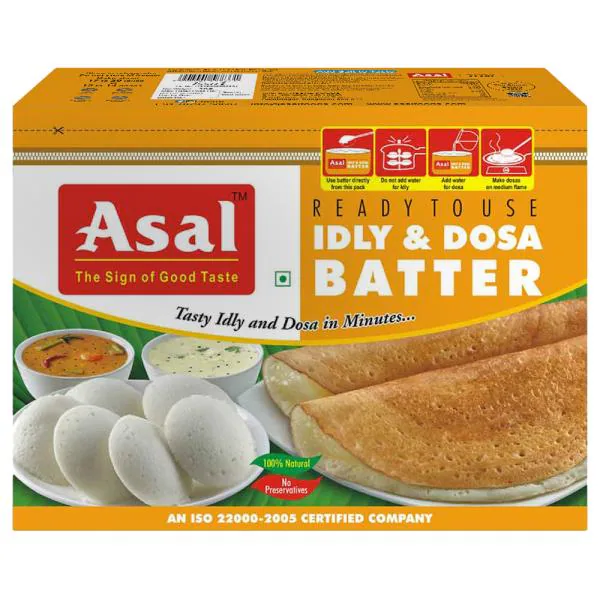 Asal Idly & Dosa Batter 1 kg (Carton) - JioMart