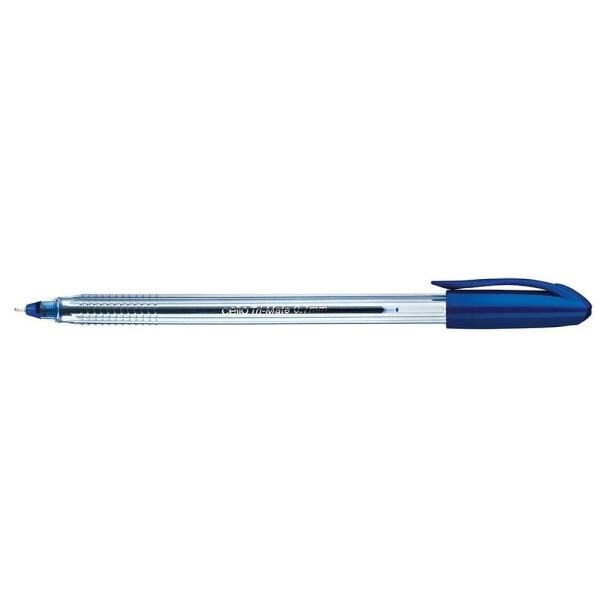 Bic Cello 0.7 mm Trimate Blue Ballpoint Pen (Pack of 25) - JioMart