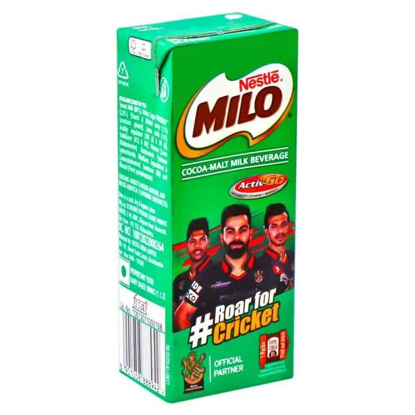 Nestle Milo Cocoa Malt Flavoured Milk 180 ml (Tetra Pak) - JioMart