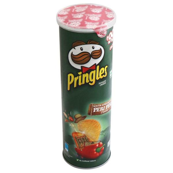 Pringles South African Style Peri Peri Potato Crisps 107 g - JioMart