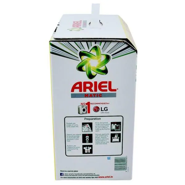 Ariel Matic Front Load Detergent Powder 4 kg (Get Extra 2 kg Free ...