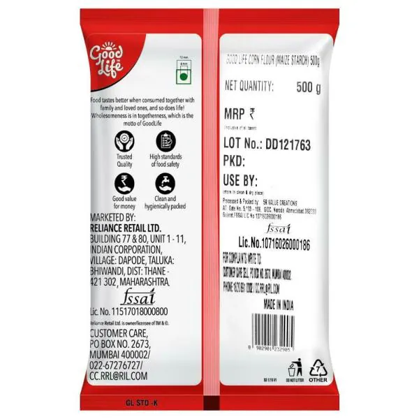 Good Life Corn Flour / Maize Starch 500 g - JioMart