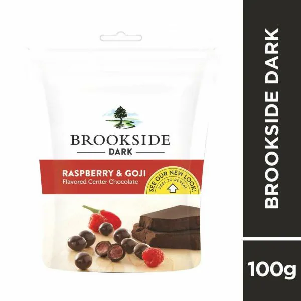Brookside Raspberry & Goji Flavoured Center Chocolate 100 g - JioMart