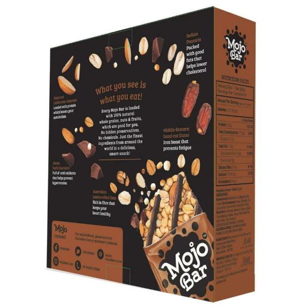 Mojo Bar Choco Almond + Protein Health Bar 32 g (Pack of 6) - JioMart