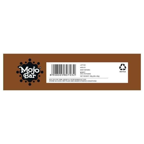 Mojo Bar Choco Almond + Protein Health Bar 32 g (Pack of 6) - JioMart