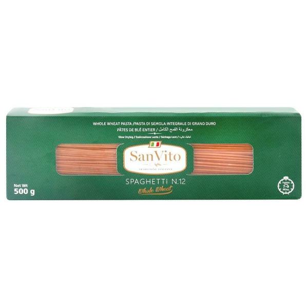 San N.12 Vito Whole Wheat Spaghetti Pasta 500 g - JioMart