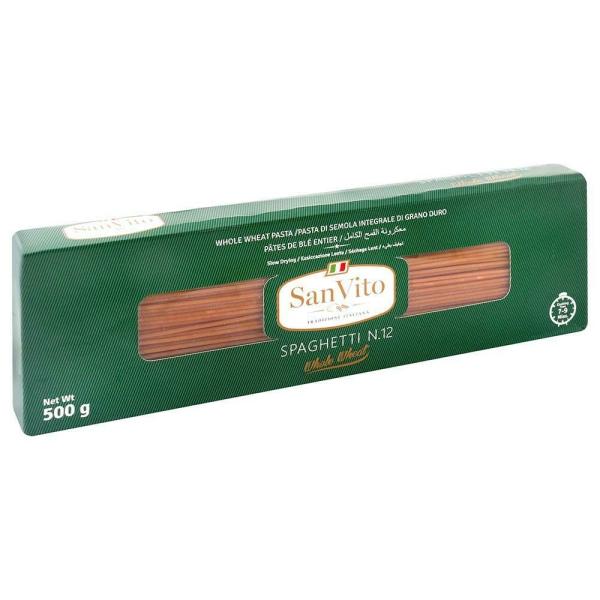 San N.12 Vito Whole Wheat Spaghetti Pasta 500 g - JioMart
