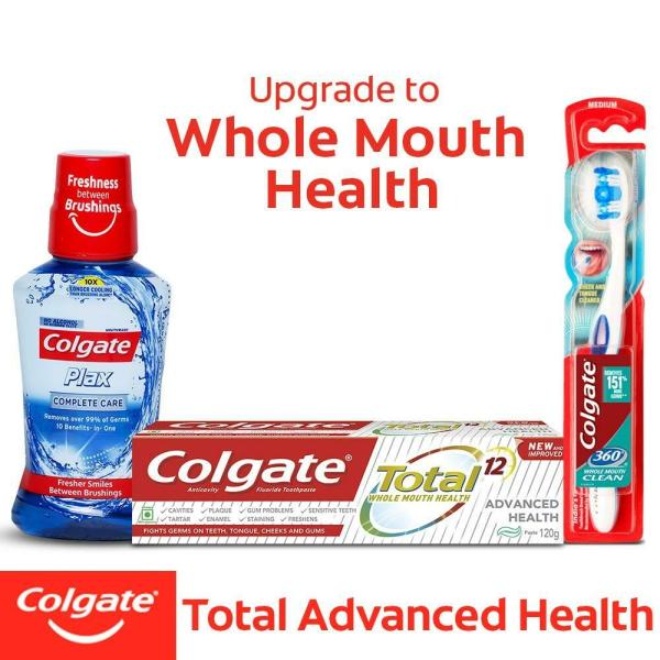 Colgate Total Advanced Health Toothpaste 120 g (Pack of 2) - JioMart