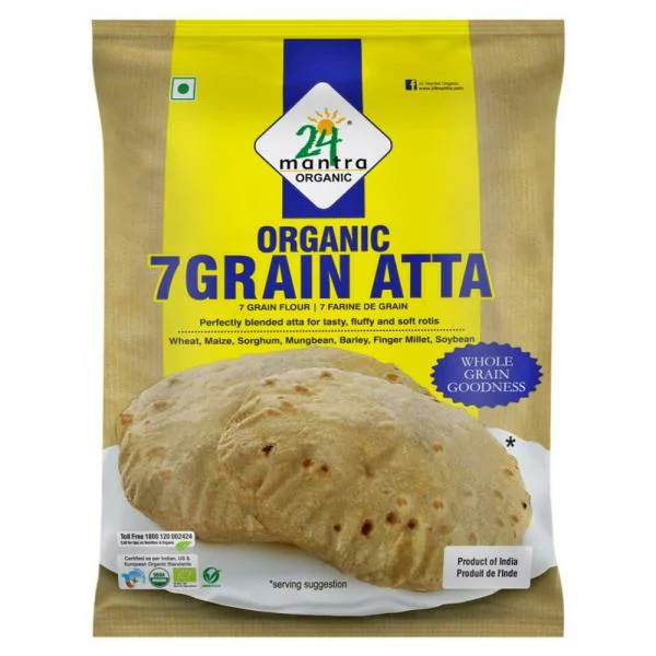 24 Mantra Organic 7 Grain Atta 1 kg - JioMart