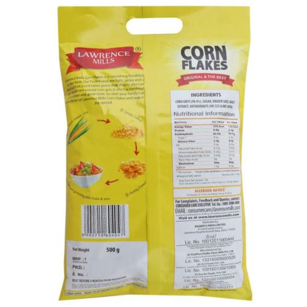 Lawrence Mills Corn Flakes 500 g - JioMart