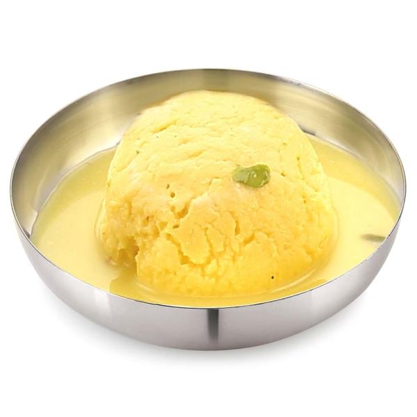 Home One JK Round Stainless Steel Halwa Plate 10x3 cm - JioMart