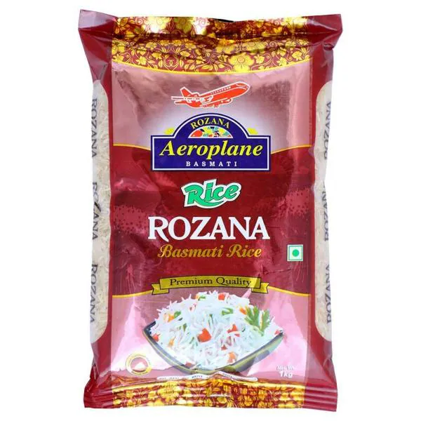 Aeroplane Rozana Basmati Rice 1 kg - JioMart