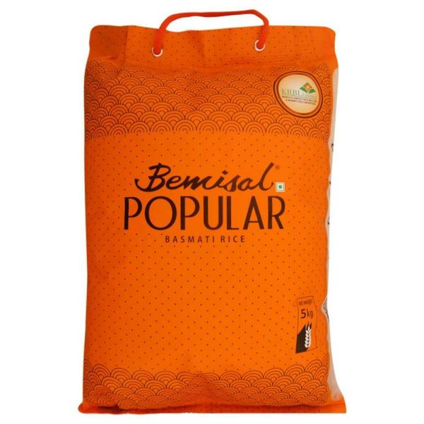 Bemisal Popular Basmati Rice 5 kg - JioMart