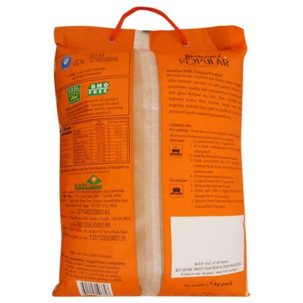 Bemisal Popular Basmati Rice 5 kg - JioMart