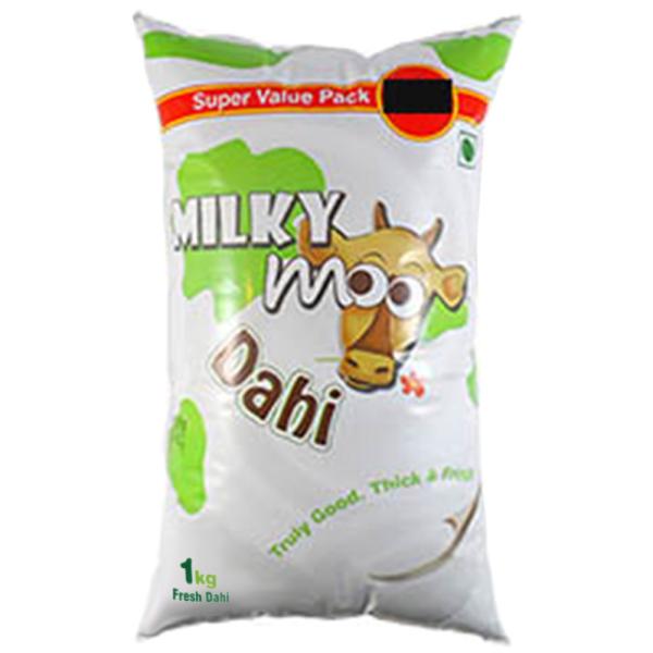 Milky Moo Curd 1 kg (Pouch) - JioMart