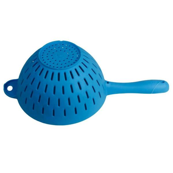 Polyset Blue Round Plastic Colander - JioMart